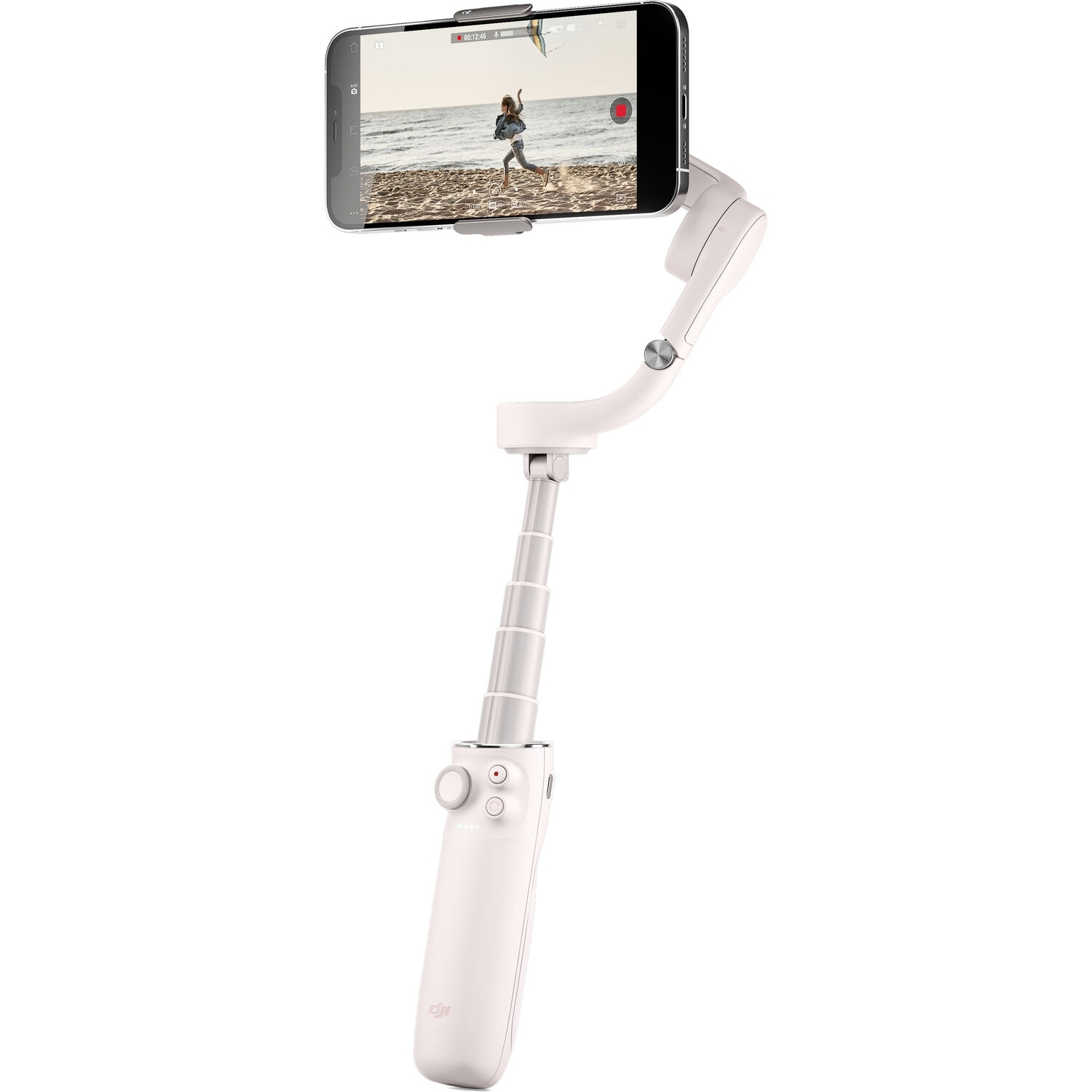 DJI OM 5 Osmo Mobile Stabilisator 3 Achsen Gimbal fur Smartphone sunset white